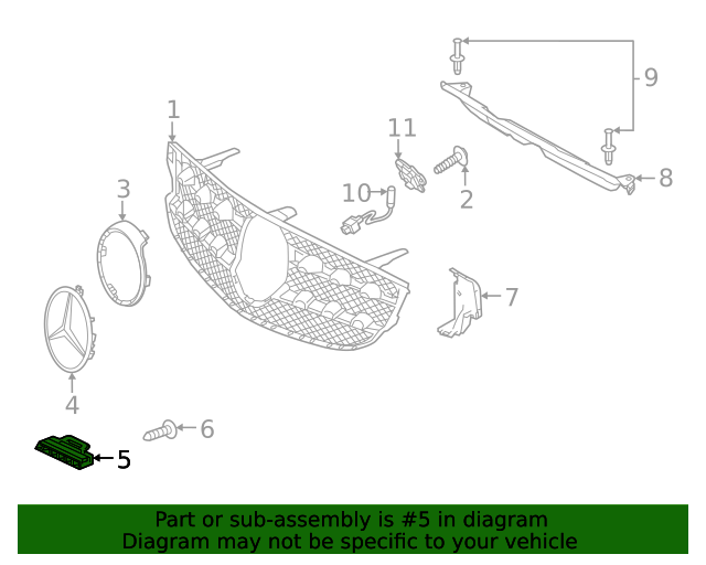 253-817-83-00 - Nameplate 2020-2023 Mercedes-Benz | Mercedes-Benz USA Parts