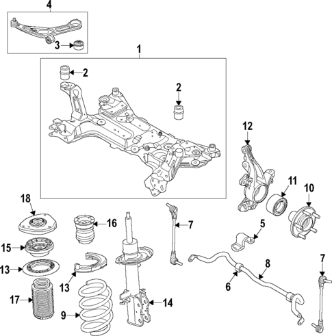 Front Suspension for 2022 Ford Maverick | Ford OEM Depot