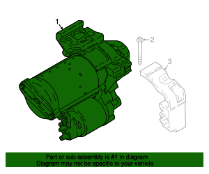 12-41-8-621-840 - Starter 2016-2021 BMW | AutoNationParts.com
