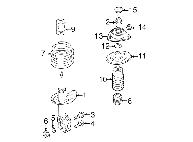2006-2021 Subaru Spring Seat 20323AG000 | Shop Subaru Parts
