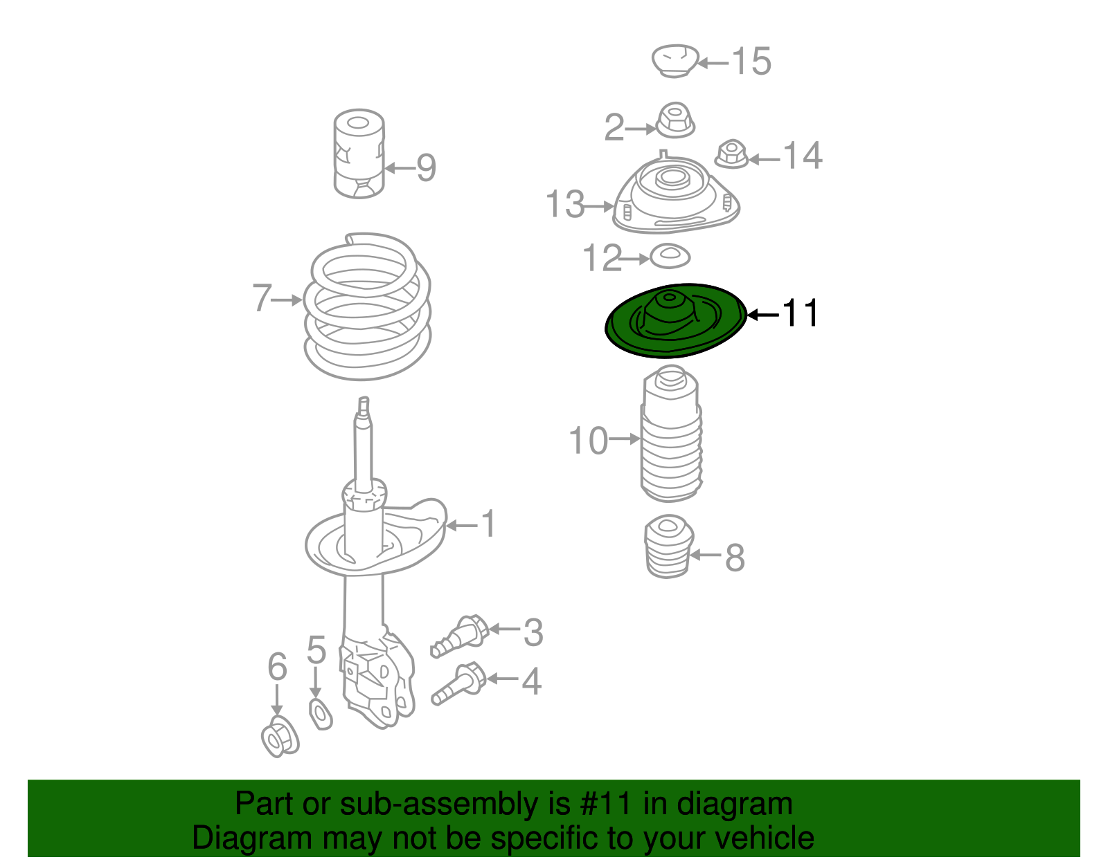 2006-2021 Subaru Spring Seat 20323AG000 | Subaru Parts Store