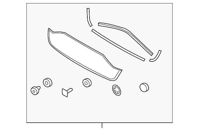 87370-B1740 - Molding Back Panel - 2017-2020 Genesis G80 | World OEM ...