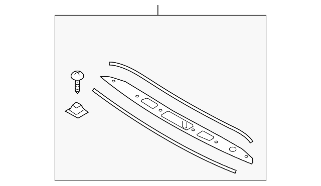 2015-2020 Hyundai Upper Molding 87310-B1000 | QuirkParts