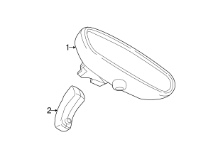 2012-2023 BMW Interior Rear View Mirror Cover 51-16-9-275-005 | Rick ...