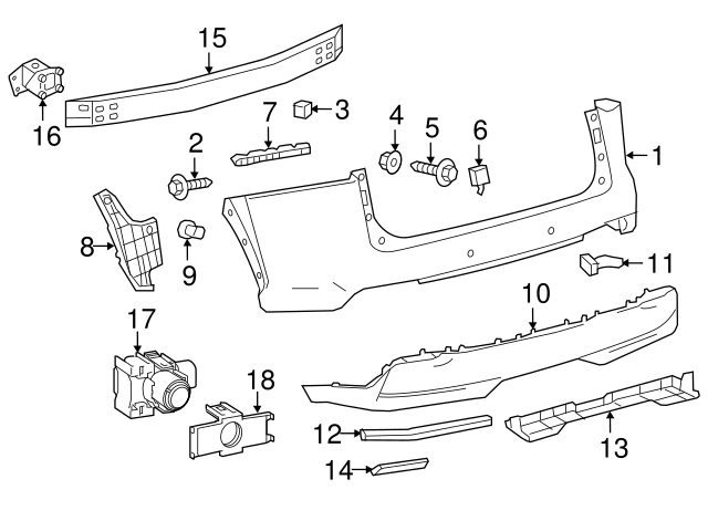 52591-78010 - Bumper Seal 2015-2017 Lexus | AutoNationParts.com
