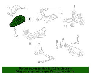 2016-2025 Toyota Suspension Trailing Arm Bracket 48727-06060 | Toyota ...