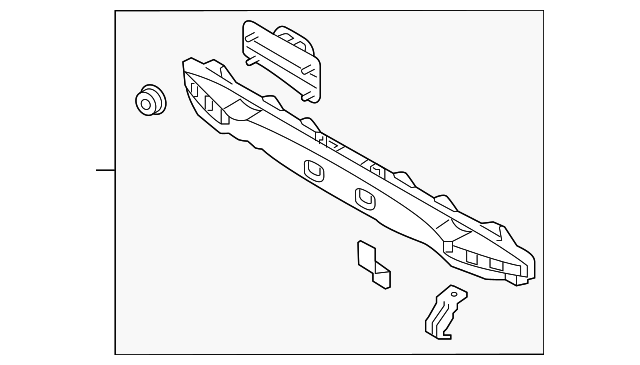 86631-1W520 - Bumper Impact Bar 2015-2017 Kia Rio | Kia.Parts Store