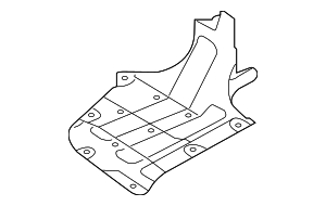 2015-2017 Kia Rio Under Cover 86695-1W700 | TascaParts.com