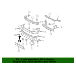 1999-2020 Toyota Fog Lamp Assembly Nut 90179-06127 | Toyota Parts Center