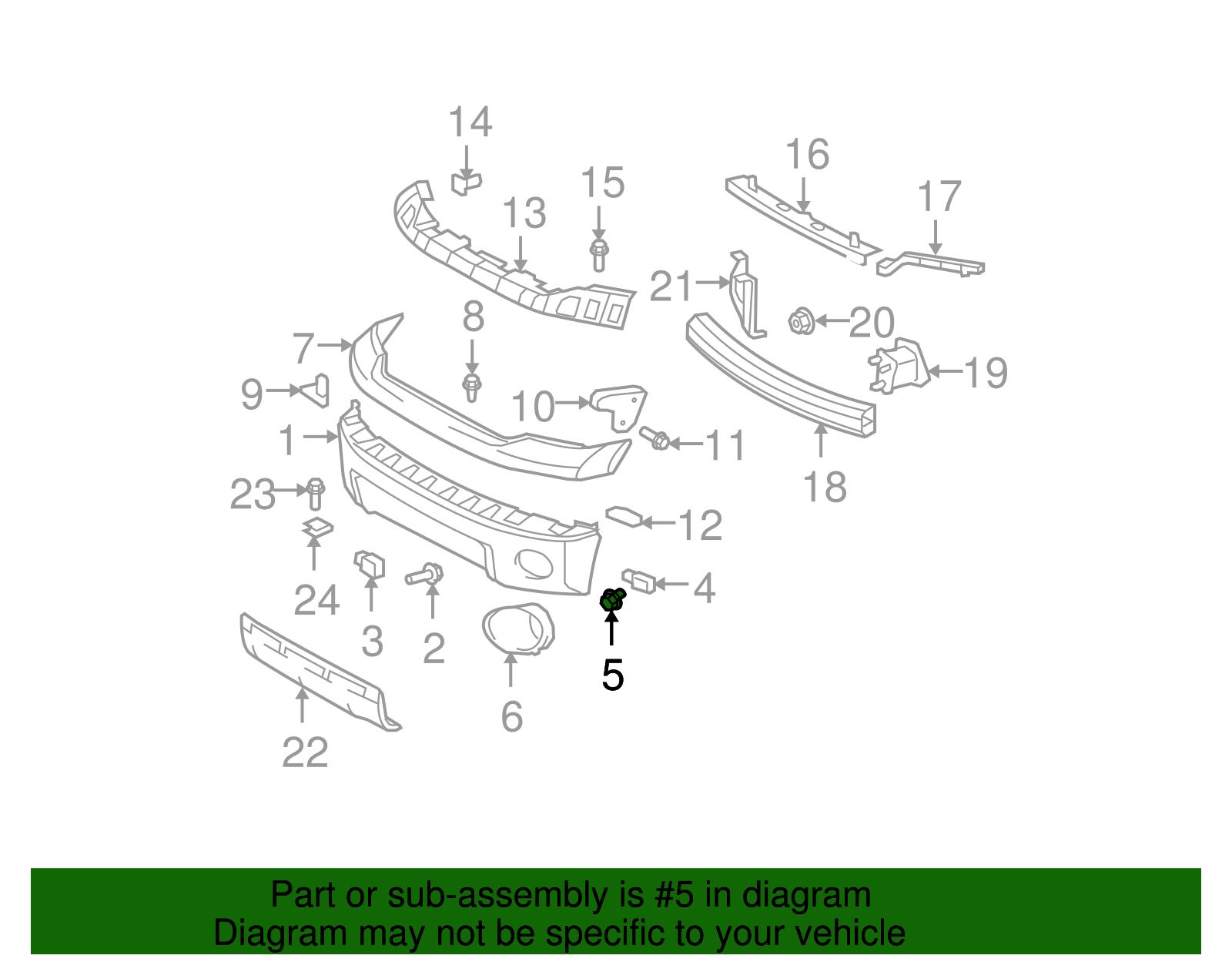 2007-2013 Toyota Tundra Parking Aid Sensor Housing 89348-34020 | Toyota ...