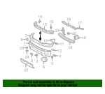 1988-2008 Toyota License Bracket 52121-12110 | Toyota Parts Center