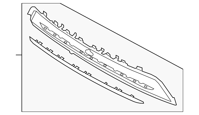 2018-2023 Land Rover Range Rover Velar Lower Grille LR138287 | OEM ...