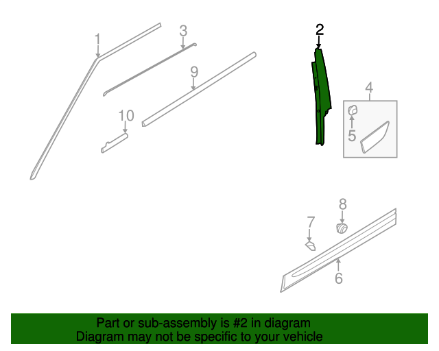 Genuine OEM Applique Part# LR050758 Fits 2012-2017 Land Rover Range ...
