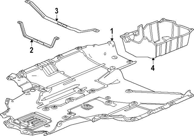 74620-3A1-A00 - Under Cover 2023-2024 Honda CR-V | Honda Parts Online