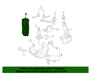1998-2011 Ford Ranger Coil Spring 5L5Z-5310-MA | OEM Parts Online