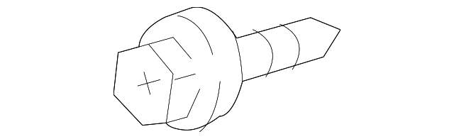 90159-60477 - Bumper Cover Support Rail Screw 2000-2024 Toyota | Toyota ...