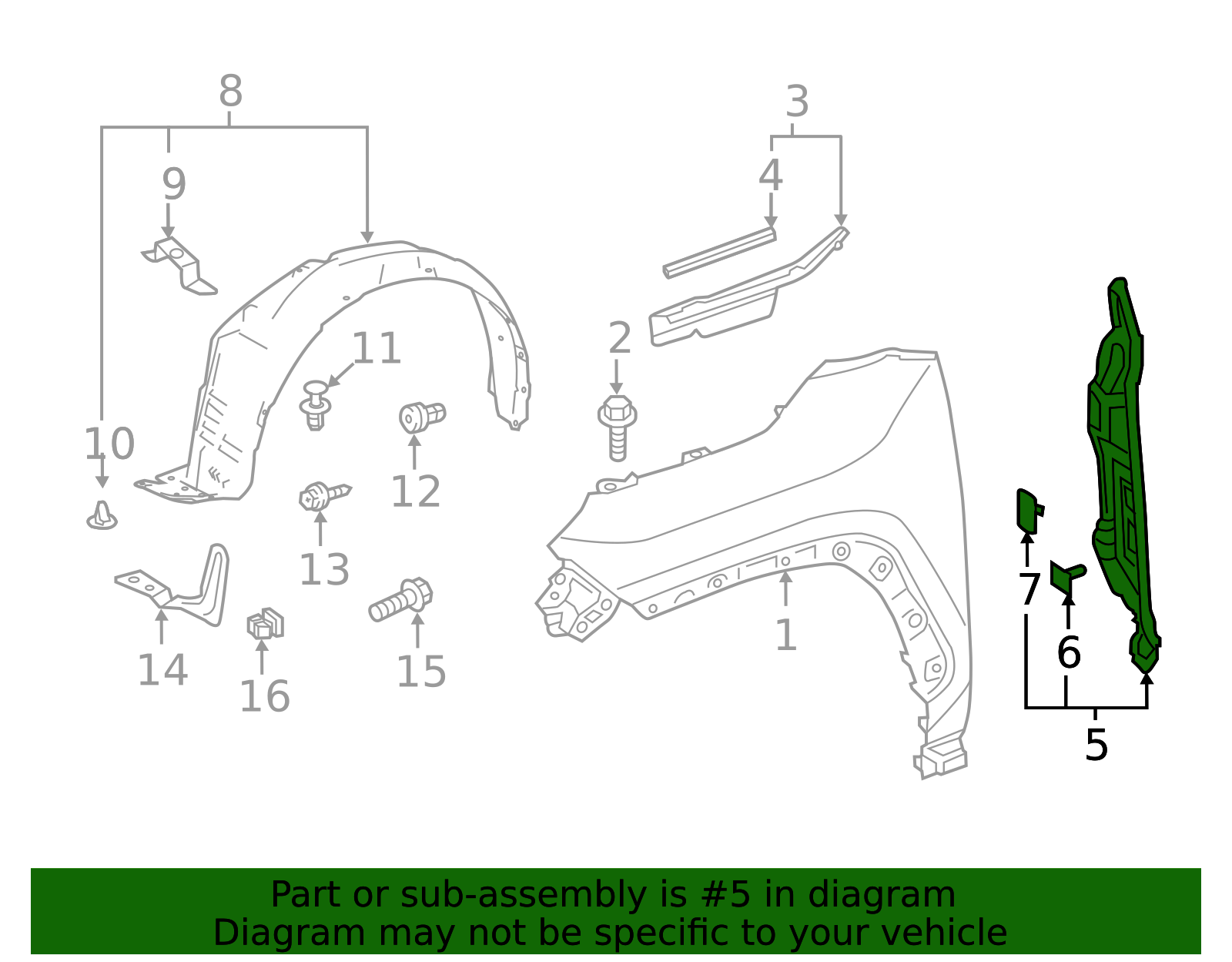 2019-2024 Toyota 2019-2024 Toyota - Protector 53827-0R050 | Sparks Parts
