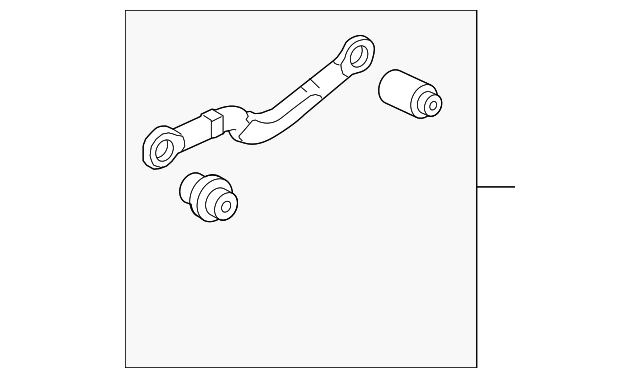 2010-2016 Cadillac SRX Rear Passenger Side Suspension Upper Lateral ...