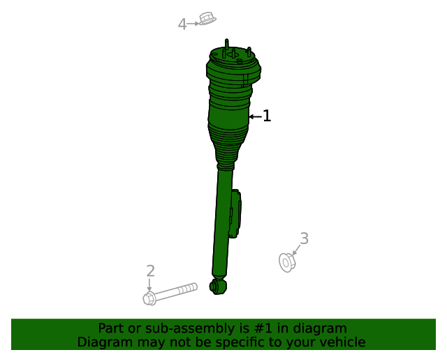 223-320-91-02 - Suspension Shock Absorber 2021-2024 Mercedes-Benz ...
