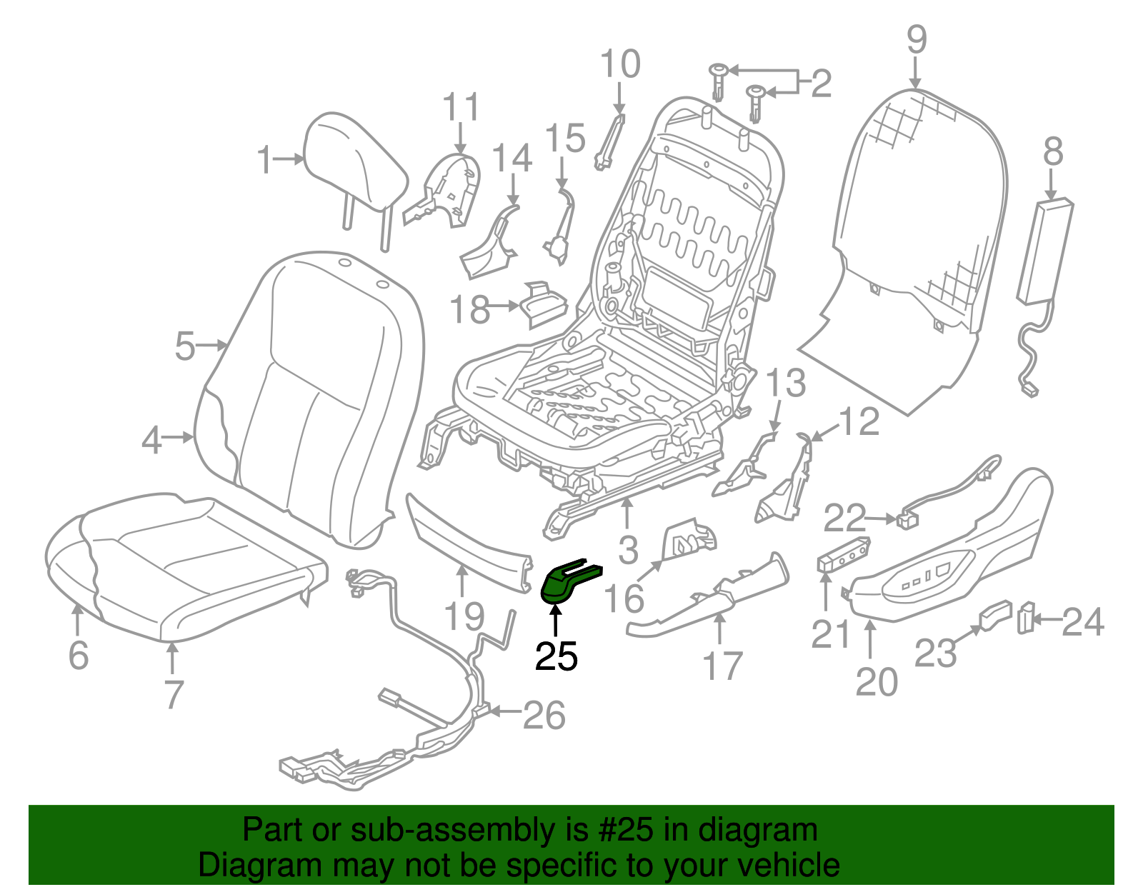 2014-2020 Infiniti Track End Cover 87558-4HA0A | Infiniti of Orland Park