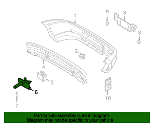 Genuine BMW 51-12-8-410-751 | Energy Absorber | FREE Shipping on Most ...