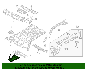 2018-2020 Audi Front Reinforced 80A-803-292-B-STL | OEM Parts Online