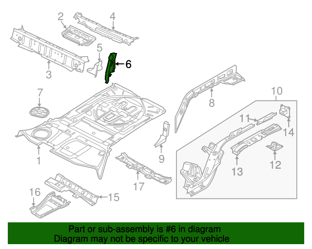 2018-2020 Audi End Plate 80A-809-884-A-STL | Audi OEM Parts