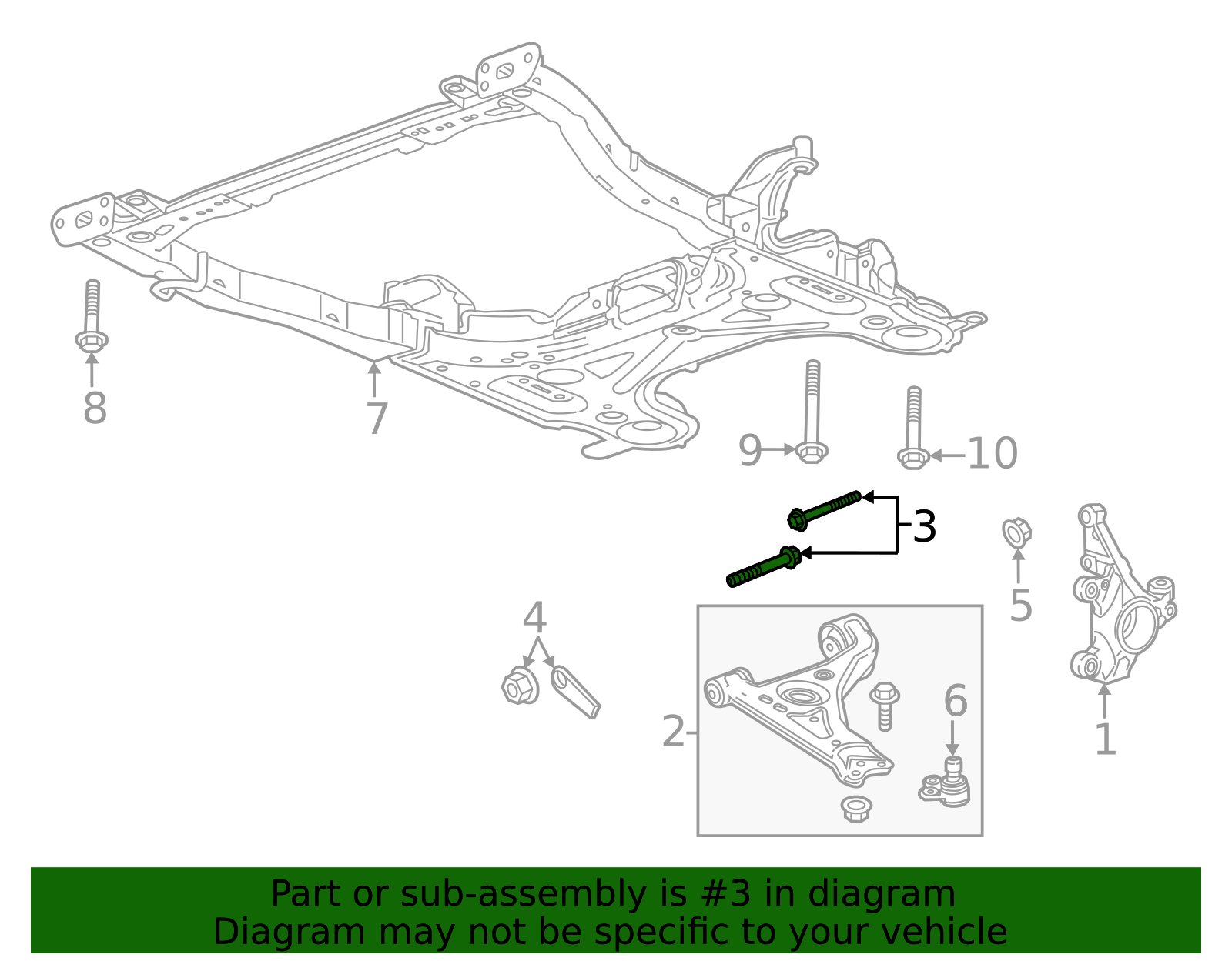 2010-2025 GM M12x1.75x108.4 Multi-Purpose Bolt 11569601 GM ...