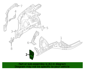 2020-2024 Hyundai Sonata Rail Assembly Bracket 64575-L1000 | World OEM ...