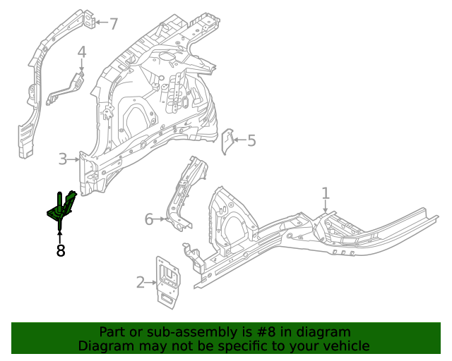 2020-2021 Hyundai Sonata Extension 64651-L1000 | OEM Parts Online