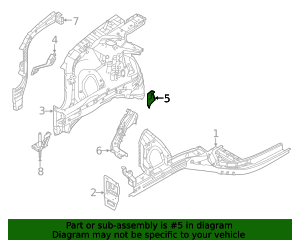 2020-2023 Hyundai Sonata Fender Mtg Bkt 64495-L1000 | OEM Parts Online