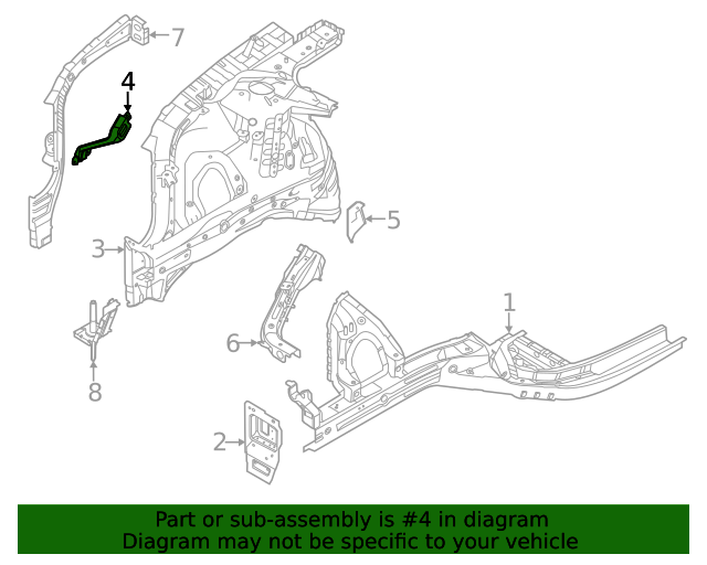 2020-2021 Hyundai Sonata Fender Mtg Bkt 64577-L1000 | OEM Parts Online