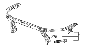 2019-2025 Chevrolet Blazer Front End Upper Tie Bar 84498346 GM ...