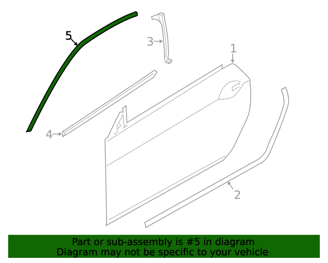 2019-2024 BMW Finisher, side frame right 51-76-7-456-086 | AutoNation Parts