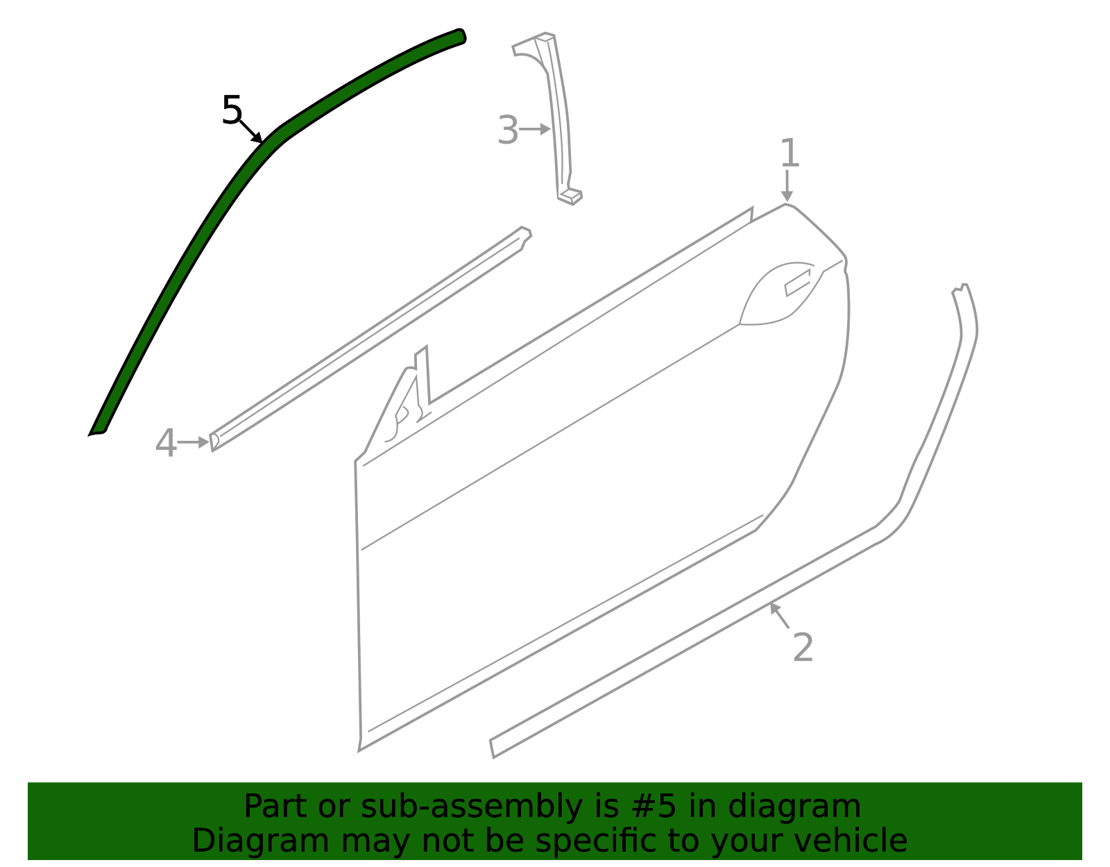 51-76-7-456-087 - 2019-2024 BMW - Frame Molding | BMWPartsHub
