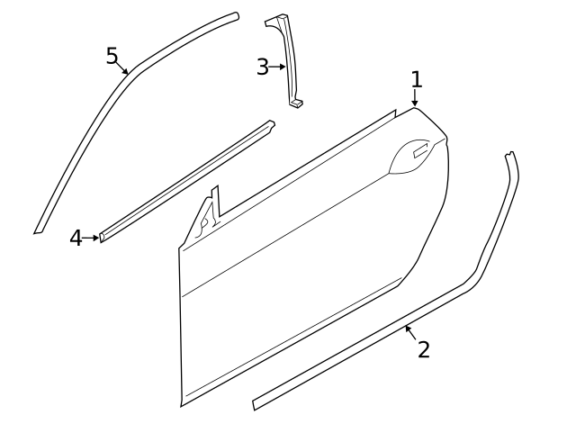2019-2024 BMW Finisher, side frame right 51-76-7-456-086 | AutoNation Parts