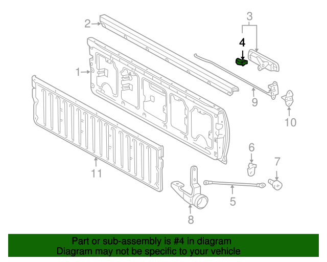 1991-2008 Toyota Handle Snap 69759-20100 | Toyota Parts Center