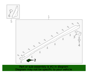 87767-J9000 - Rocker Molding Clip - 2018-2021 Hyundai | hyundaiparts