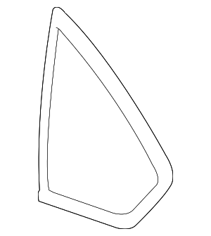 2006-2016 Chevrolet Quarter Glass - Passenger Side (RH) 19207231 ...