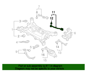 2009-2016 Hyundai Trailing Arm 55270-3T100 | OEM Parts Online