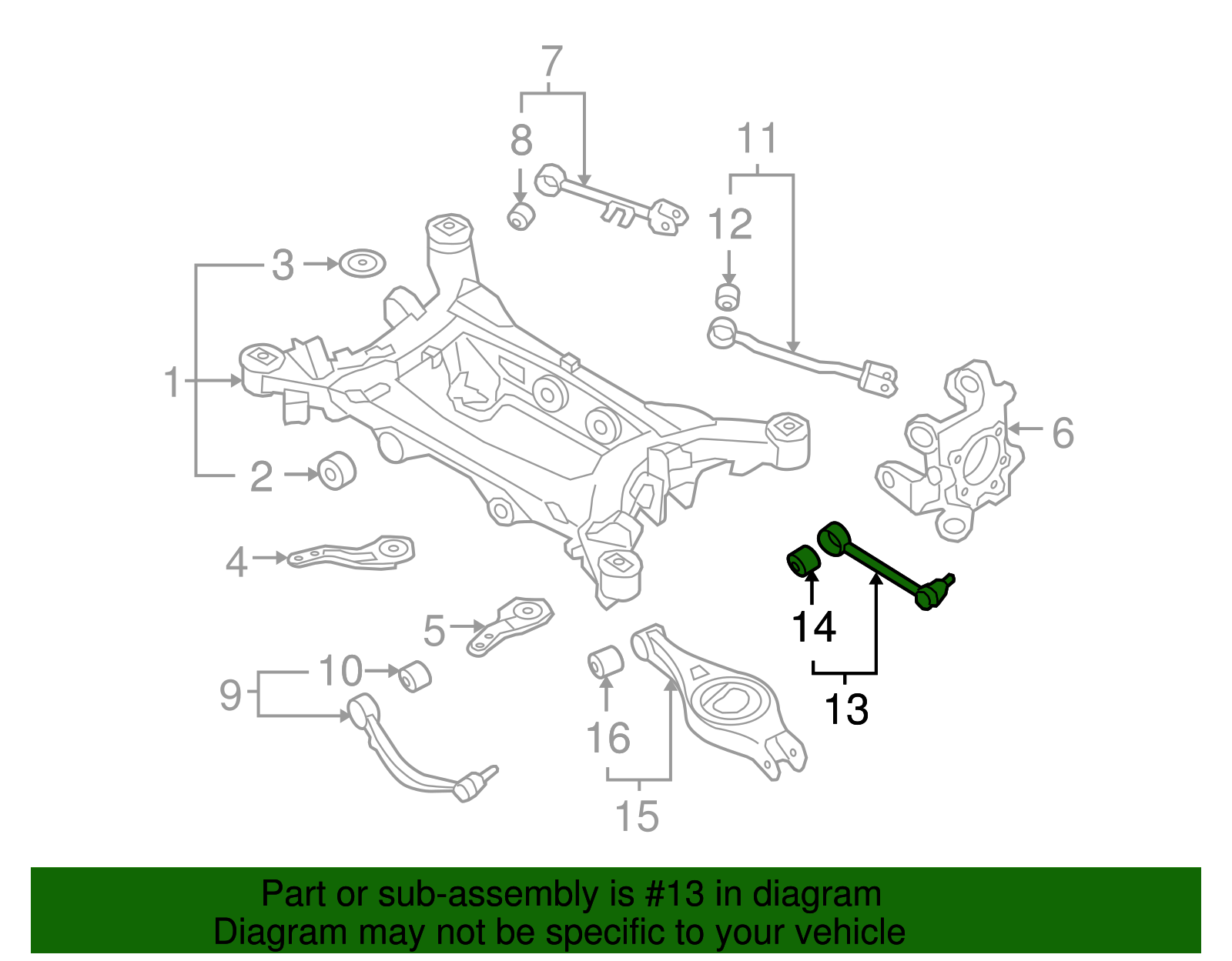 55250-3N000 - Lateral Arm - 2011-2016 Hyundai | World OEM Parts Hyundai