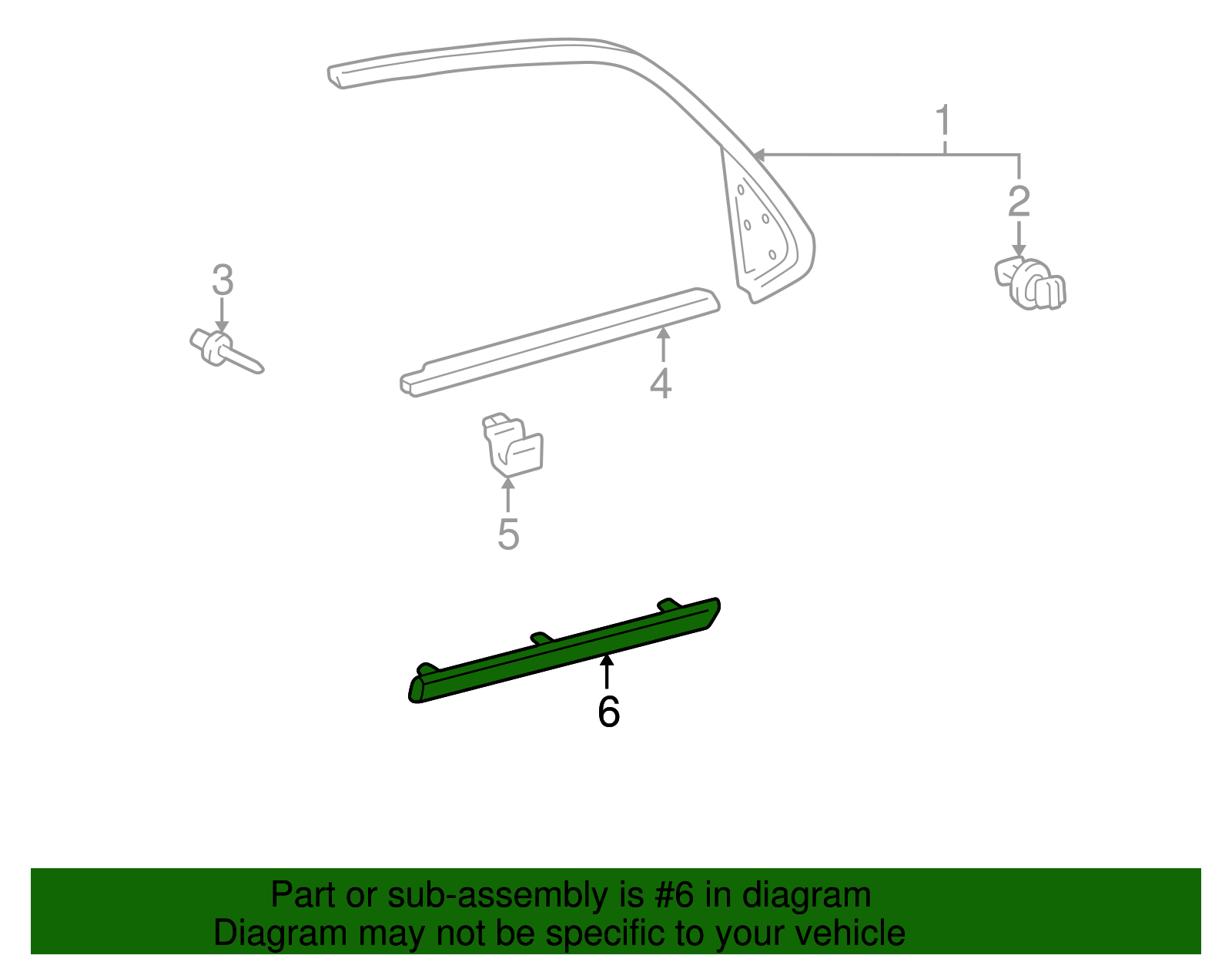 75741-AA903 - Body Side Molding - 2000 2001 Toyota Camry | Nucar Toyota ...