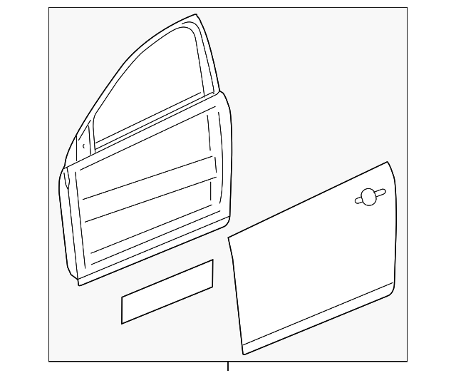 2011-2015 Chevrolet Volt Door Shell 22885533 | GMPartsDirect.com