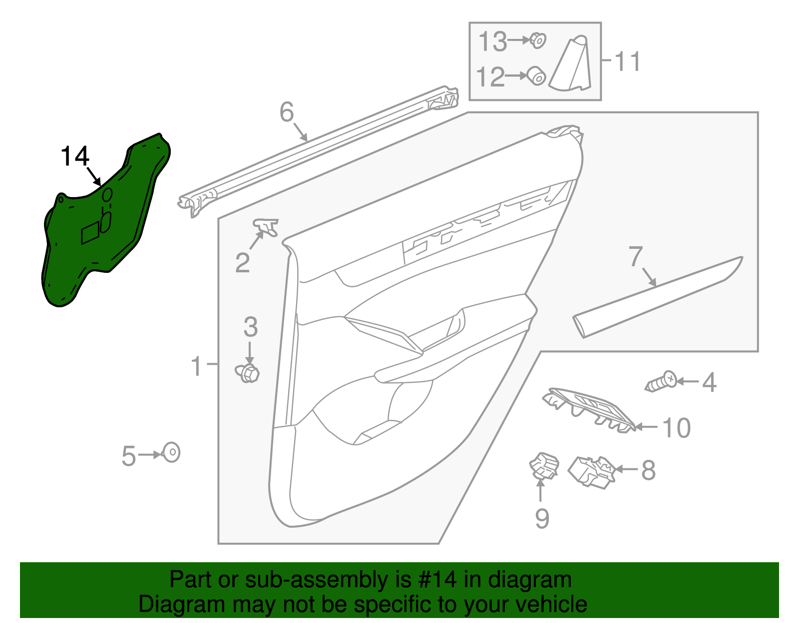 72821-TVA-A11 - Water Deflector 2018-2022 Honda Accord | Honda Parts Online