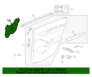 72861-TVA-A01 - Water Deflector 2018-2022 Honda Accord | Honda Parts Online