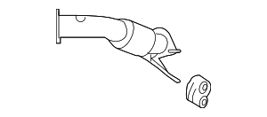 Genuine Front Muffler for 2016-2019 Hyundai Sonata | Part# 28610-E6310 ...