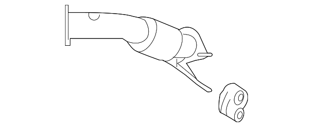Genuine Front Muffler for 2016-2019 Hyundai Sonata | Part# 28610-E6310 ...