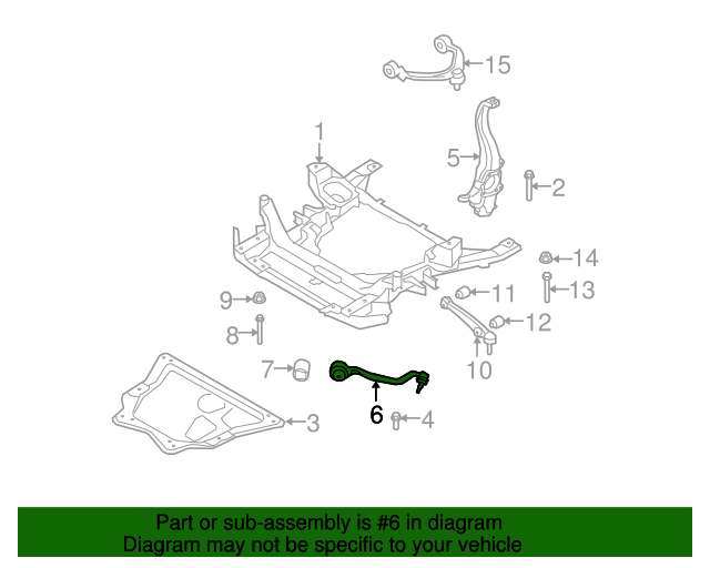 31-12-6-773-949 - Ft Lower Control Arm - 2007-2014 BMW | Buy BMW Parts Now