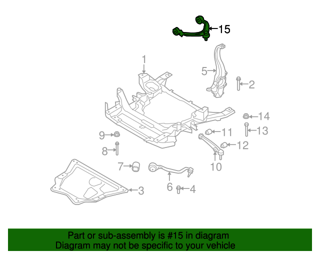 Genuine BMW 31-12-6-863-786 | Upper Control Arm | FREE Shipping on Most ...