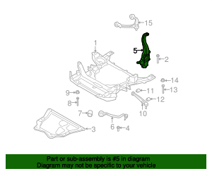 31216869870 - 2007-2021 BMW Knuckle Assembly (31-21-6-869-870) | BMW of ...